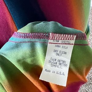Sky | Dresses | New Sky Brand Multi Color 0silk Mini Dress | Poshmark